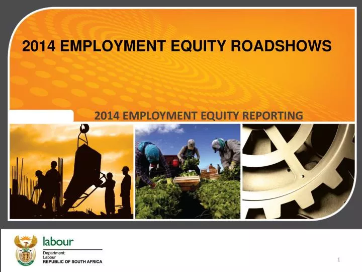 PPT - 2014 EMPLOYMENT EQUITY ROADSHOWS PowerPoint Presentation, free ...