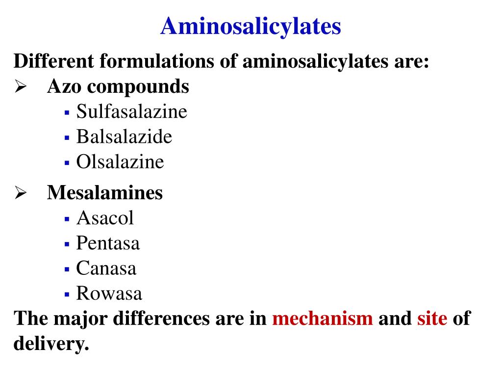 PPT - Drugs used in inflammatory bowel disease and biological and ...