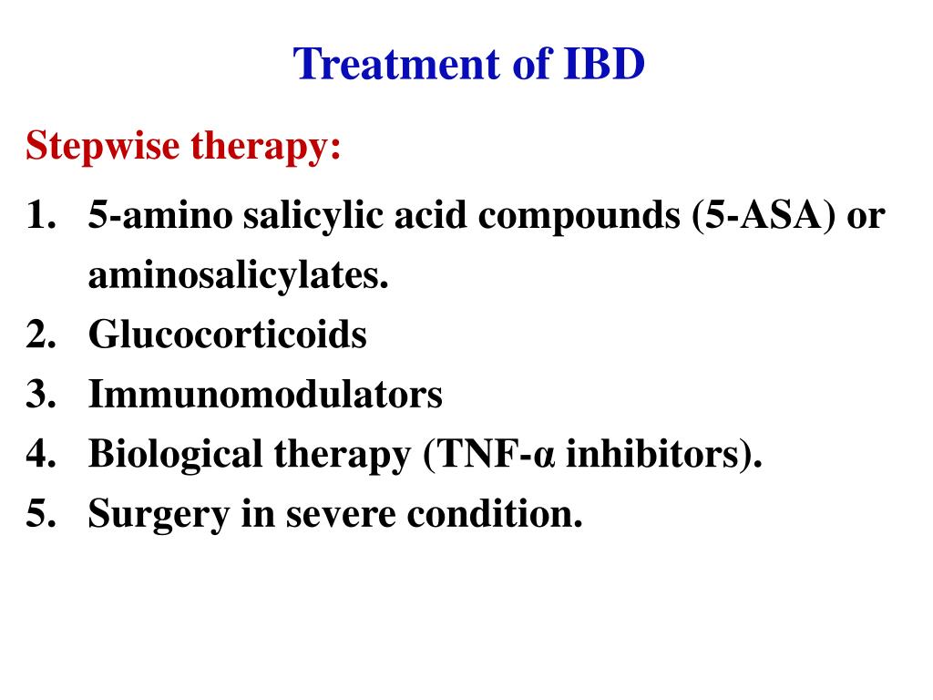 PPT - Drugs used in inflammatory bowel disease and biological and ...