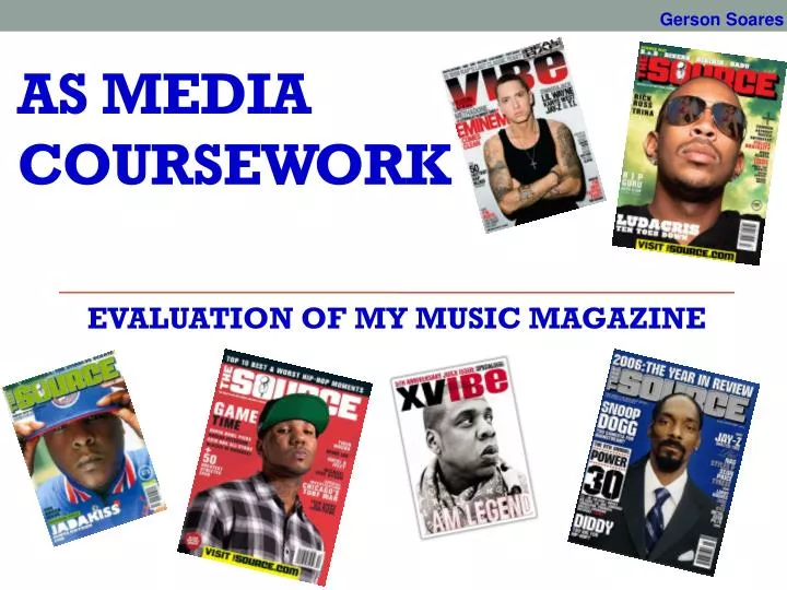 PPT - AS MEDIA COURSEWORK PowerPoint Presentation, free download - ID ...