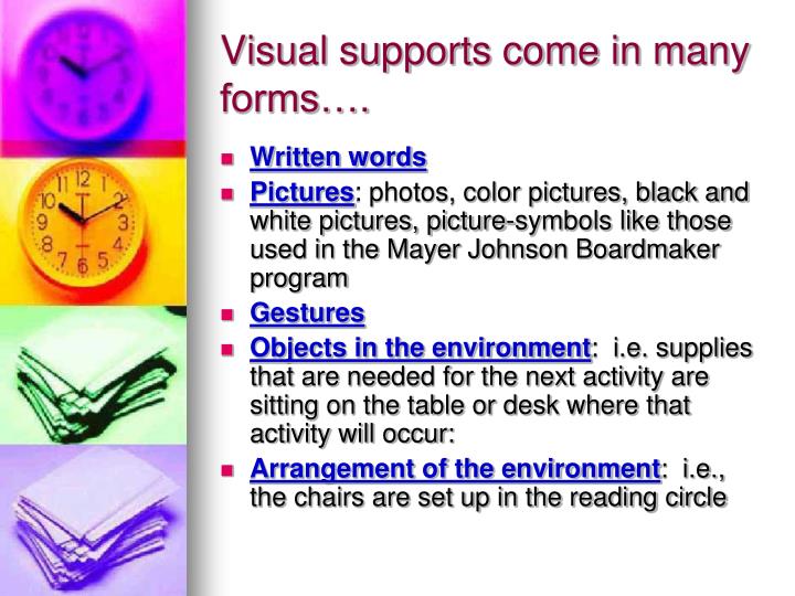 PPT - Visual Supports in the Classroom PowerPoint Presentation - ID:5348486