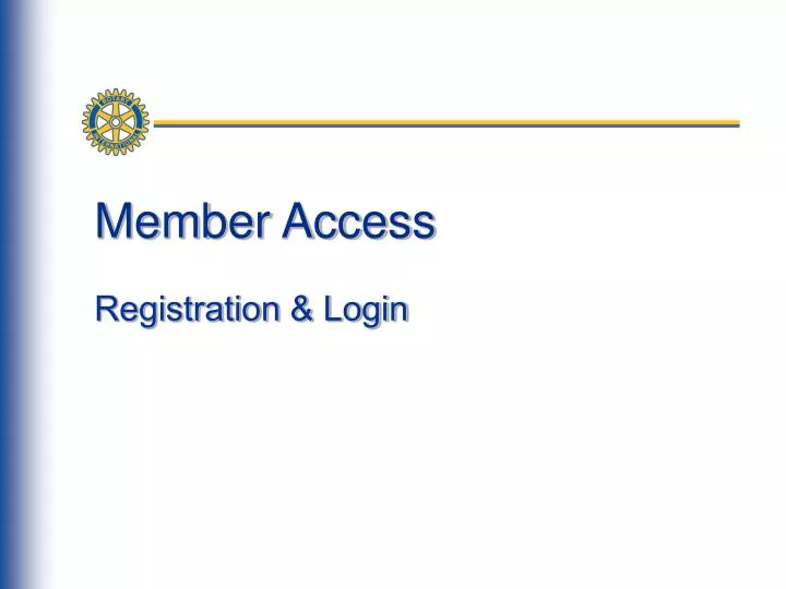 PPT - Member Access PowerPoint Presentation, free download - ID:5349781