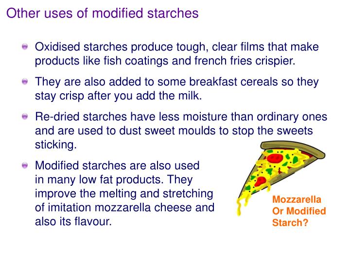 PPT - Modified Starches PowerPoint Presentation - ID:5349941