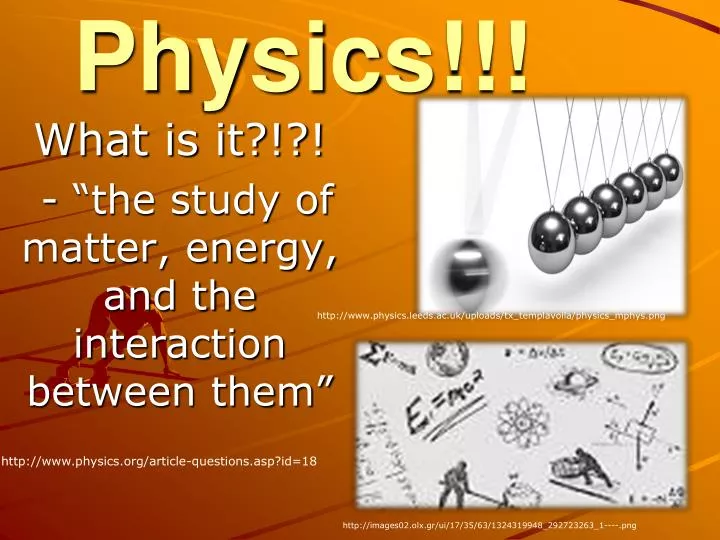 PPT - Physics!!! PowerPoint Presentation, free download - ID:5350474