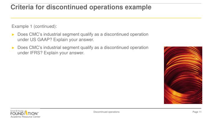 PPT - IFRS 5 - Discontinued operations PowerPoint Presentation - ID:5351309