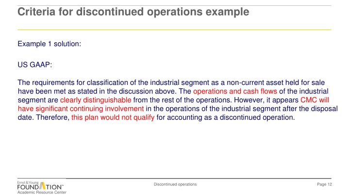 PPT - IFRS 5 - Discontinued operations PowerPoint Presentation - ID:5351309