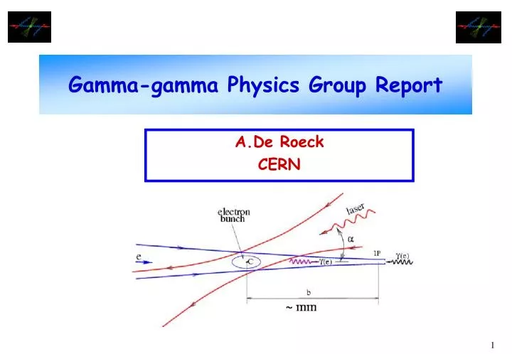PPT - Gamma-gamma Physics Group Report PowerPoint Presentation, free ...