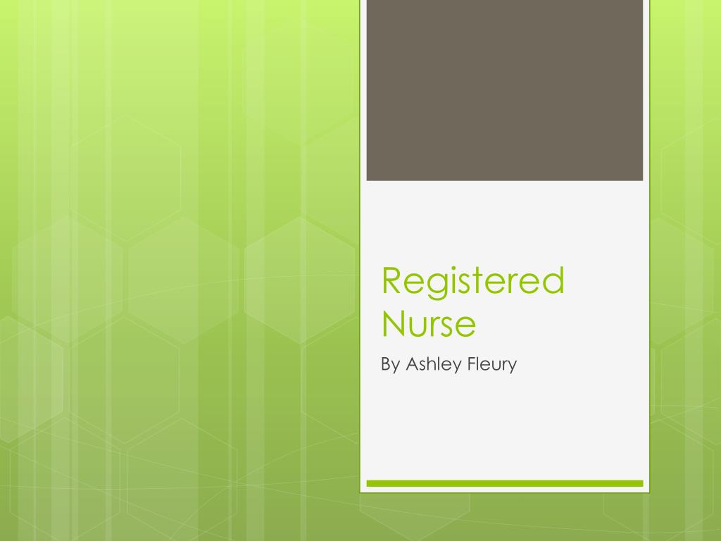 PPT - Registered Nurse PowerPoint Presentation, free download - ID:5352092