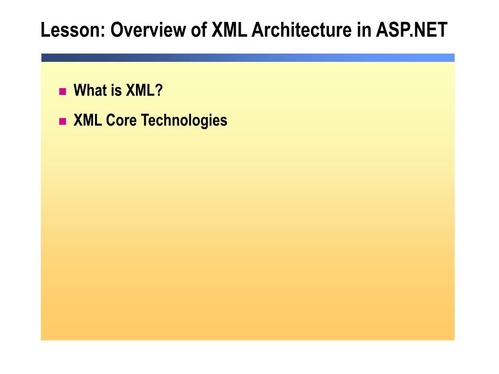 PPT - Module 12: Reading and Writing XML Data PowerPoint Presentation ... PPT - Module 12: Reading and Writing XML Data PowerPoint Presentation ...