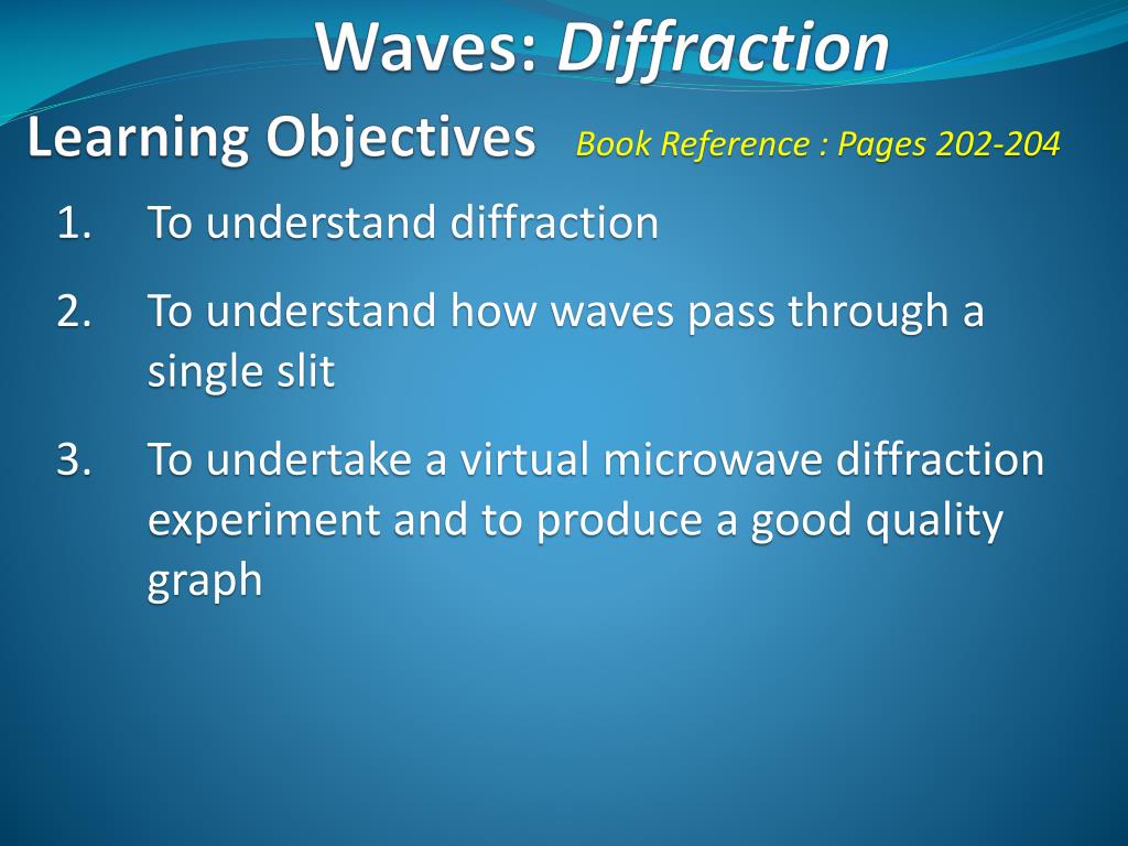 Ppt Waves Diffraction Powerpoint Presentation Free Download Id