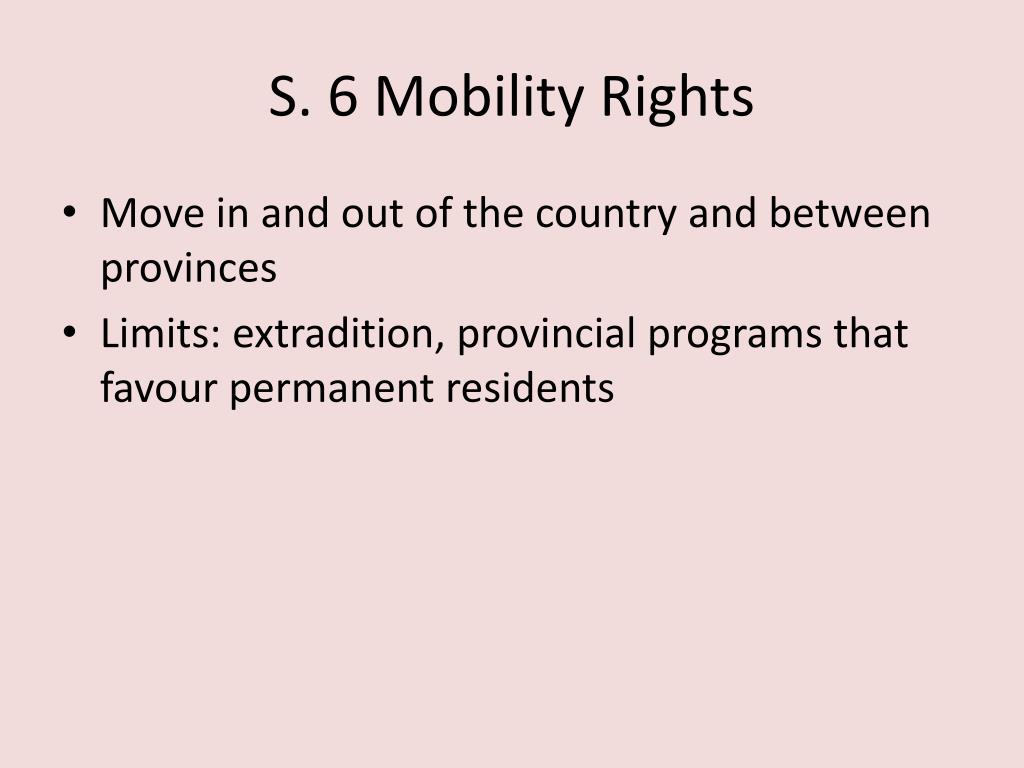 PPT - The Canadian Charter of Rights and Freedoms PowerPoint ...