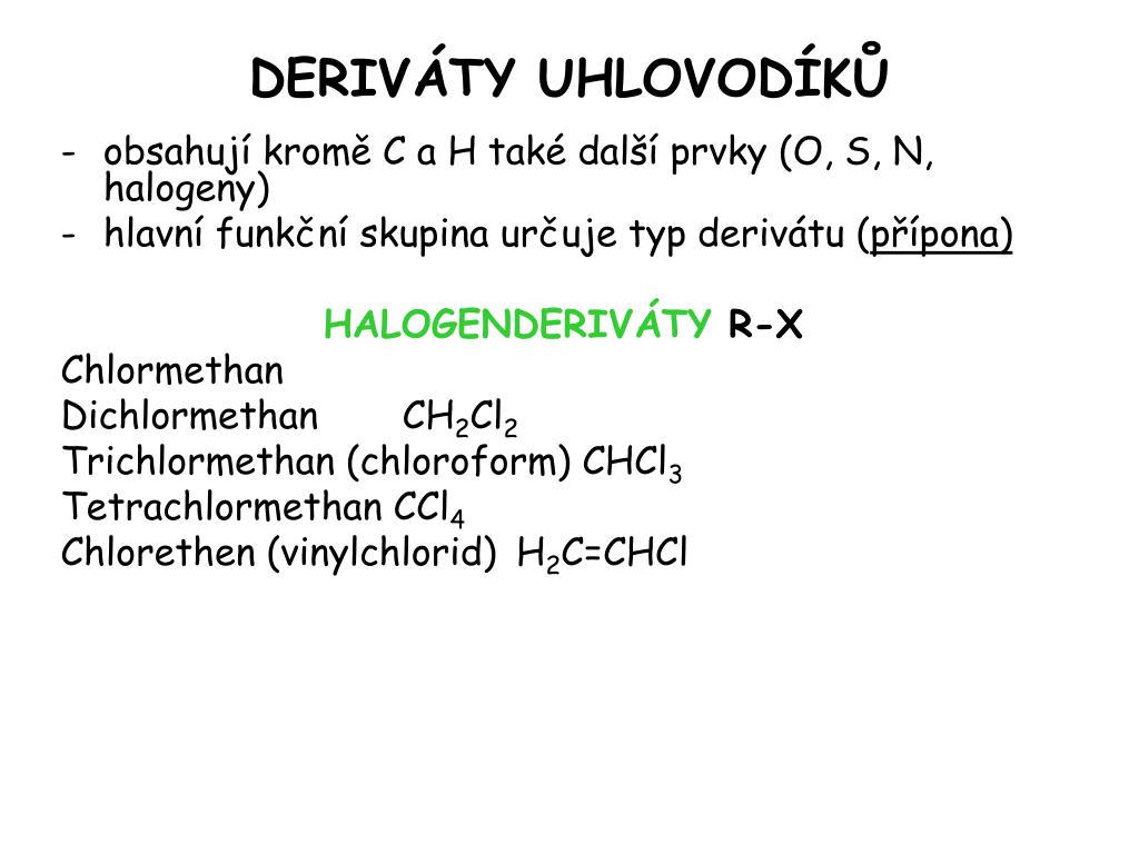 PPT - Názvosloví organické chemie Pavla Balínová PowerPoint ...