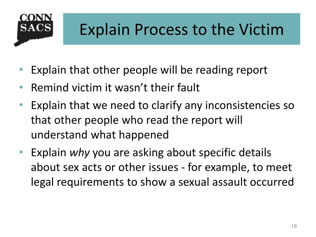 PPT - Sexual Assault Crimes Training for Law Enforcement PowerPoint ...