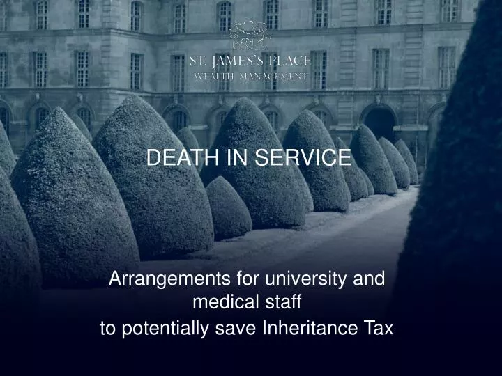 PPT - DEATH IN SERVICE PowerPoint Presentation, free download - ID:5356298