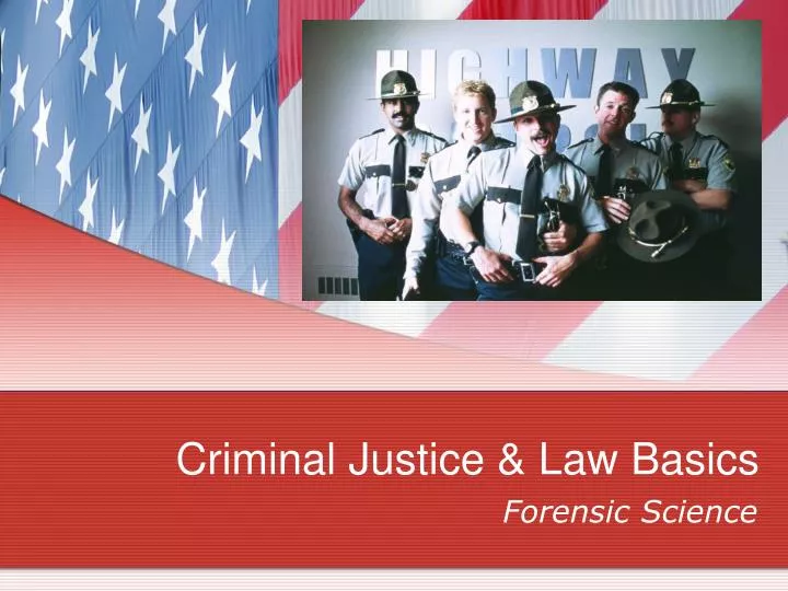PPT - Criminal Justice & Law Basics PowerPoint Presentation, free ...