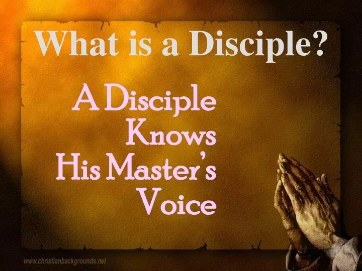 PPT - What is a Disciple? PowerPoint Presentation, free download - ID ...