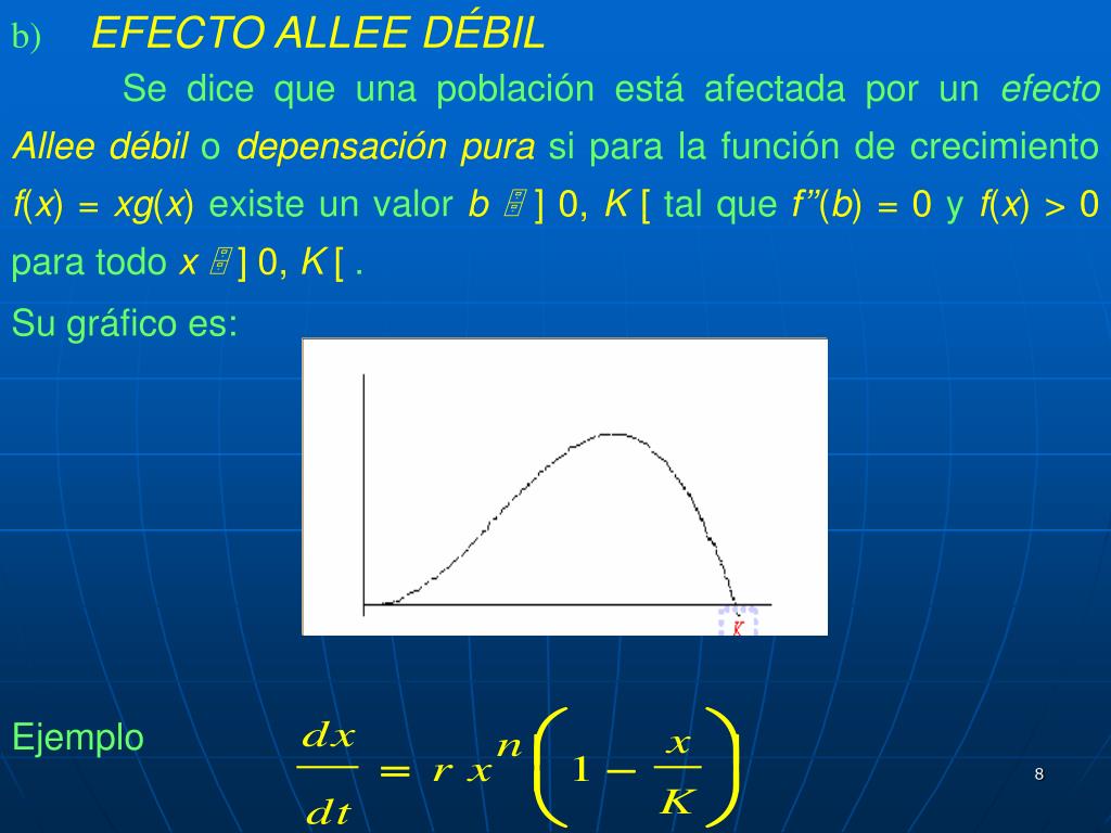 PPT - Estabilidad en modelos simples de depredación considerando efecto Allee aditivo en las ...