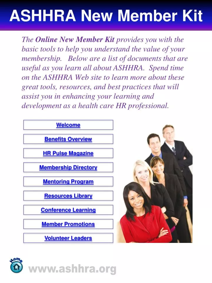 PPT - ASHHRA New Member Kit PowerPoint Presentation, free download - ID ...