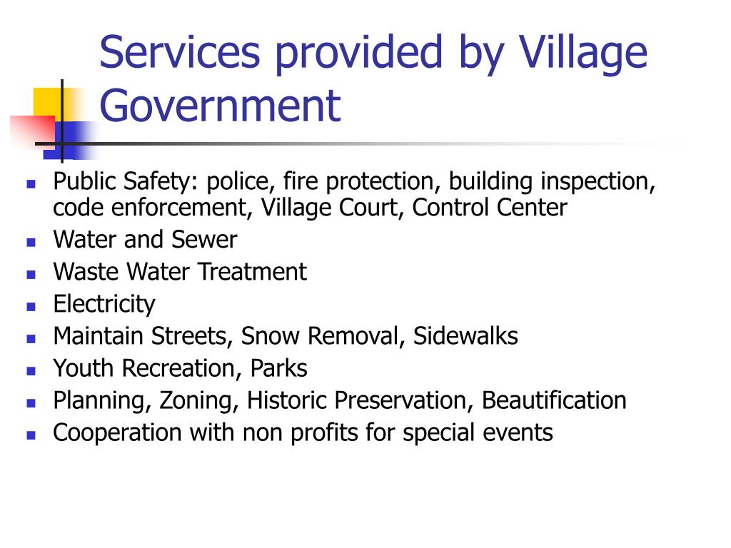 PPT - Village Government in Springville, NY PowerPoint Presentation ...