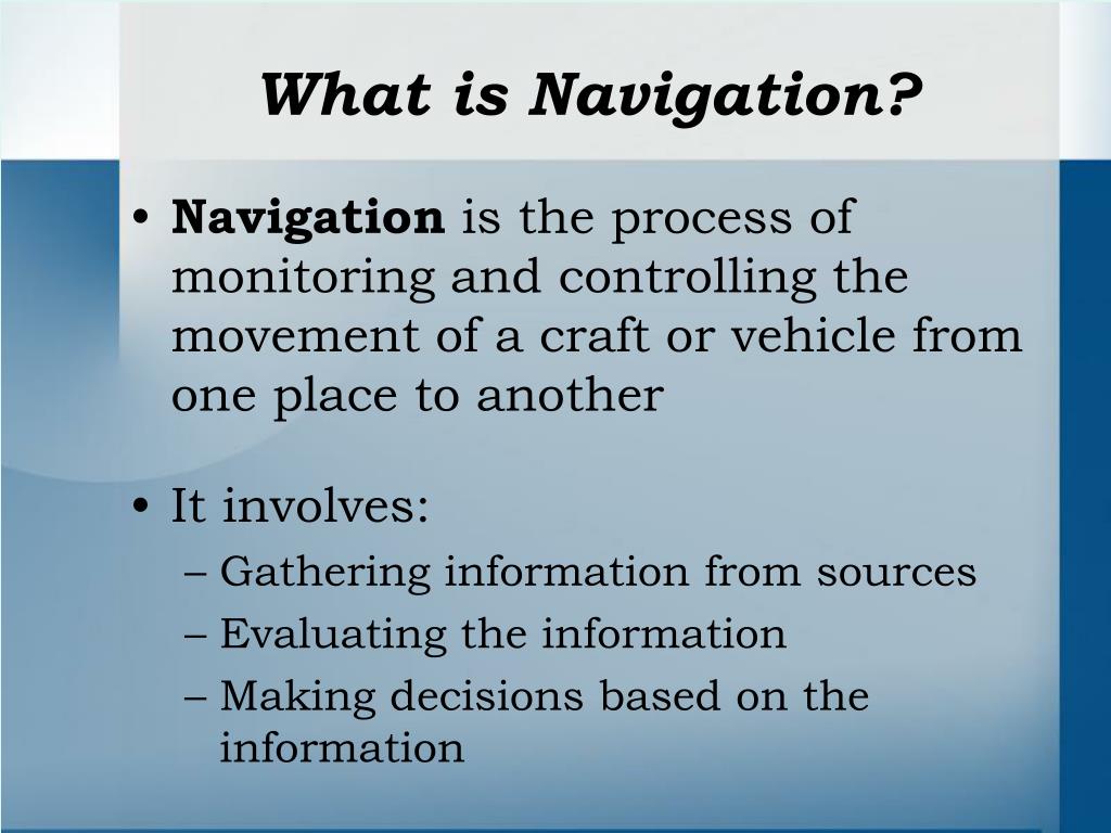 PPT Unit 1 Navigation PowerPoint Presentation Free Download ID