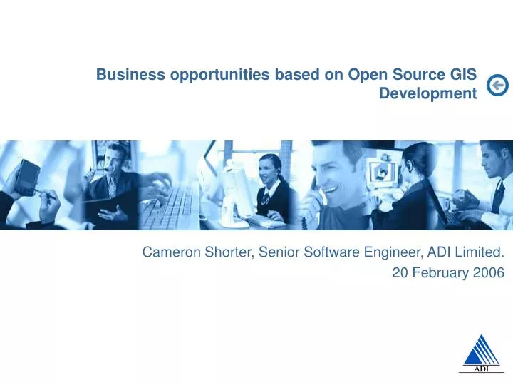 PPT - Business opportunities based on Open Source GIS Development PowerPoint Presentation - ID ...