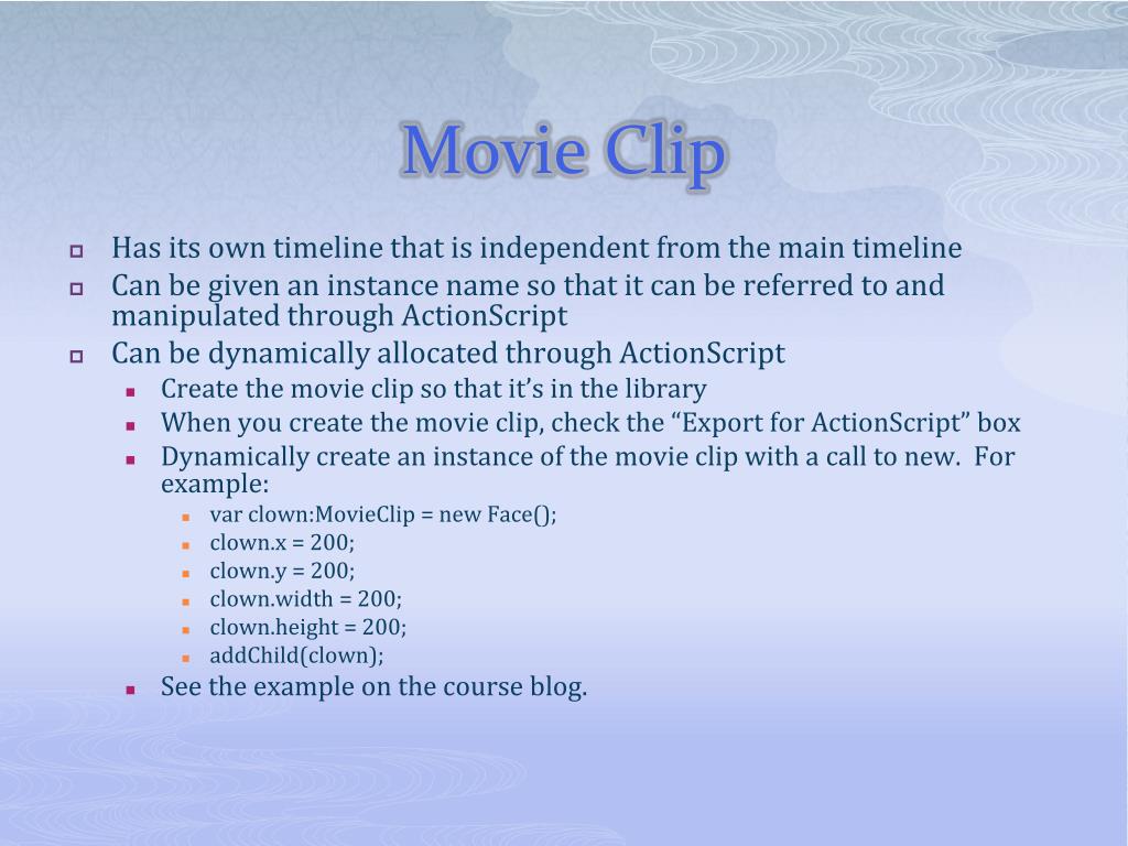 Ppt Introduction To Flash And Actionscript Part 3 Powerpoint Presentation Id5362600