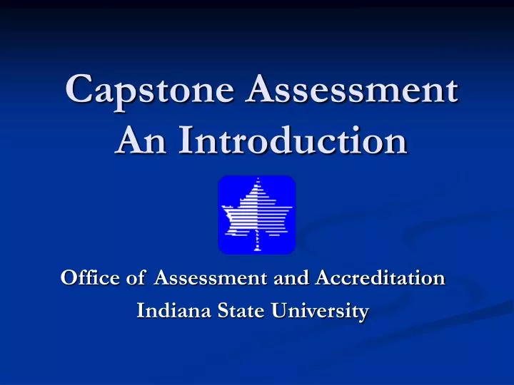 PPT - Capstone Assessment An Introduction PowerPoint Presentation, free ...