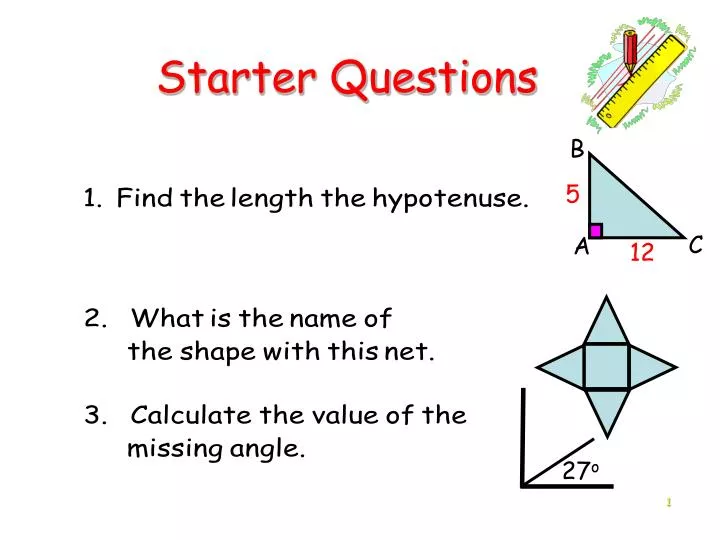 PPT - Starter Questions PowerPoint Presentation, free download - ID:5363618