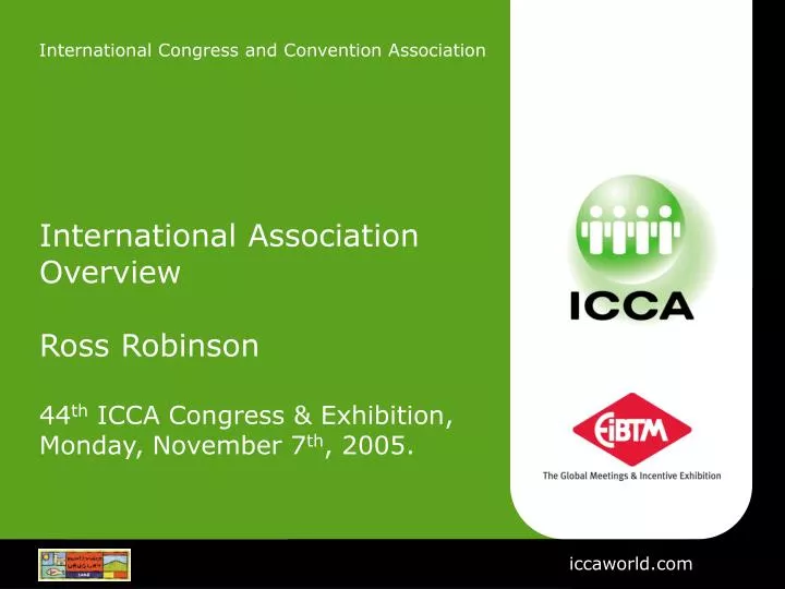 PPT - International Congress and Convention Association PowerPoint ...