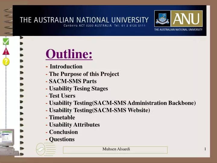 PPT - SACM-SMS Parts: 1- SACM-SMS Administration Backbone . 2- SACM-SMS ...