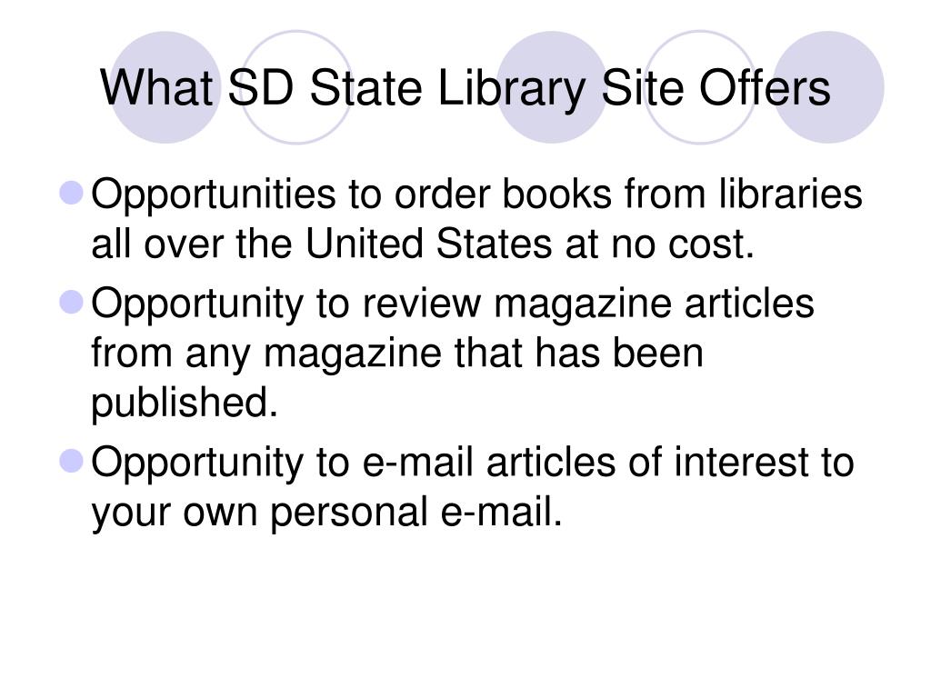 PPT - South Dakota State Library and South Dakota Public Broadcasting—A ...