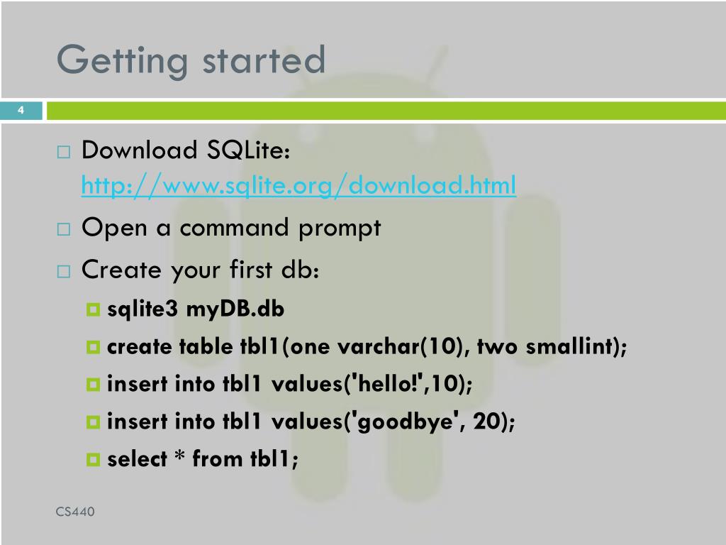 PPT - SQLite PowerPoint Presentation, free download - ID:5366367 PPT - SQLite PowerPoint Presentation, free download - ID:5366367