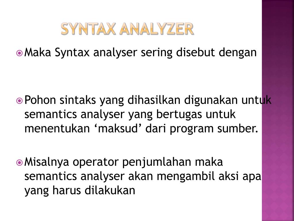 PPT - Analisis Leksikal PowerPoint Presentation, free download - ID:5367184