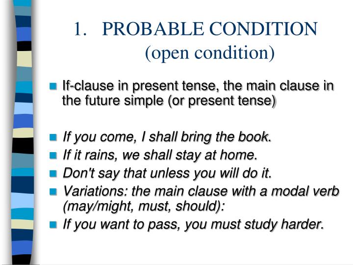 PPT - Conditional clauses PowerPoint Presentation - ID:5367285