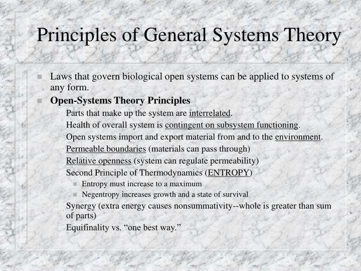 PPT - Chapter 4: SYSTEMS THEORY PowerPoint Presentation - ID:5367984