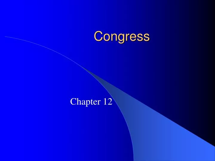 PPT - Congress PowerPoint Presentation, free download - ID:5368216
