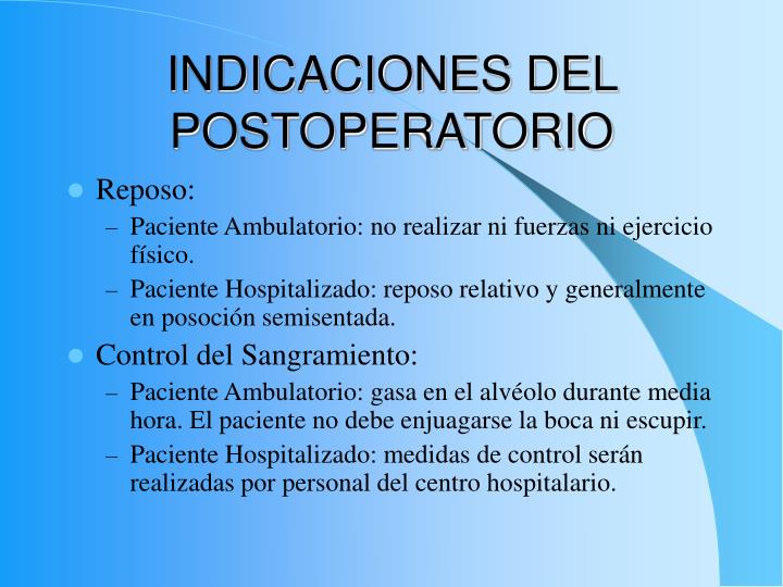PPT - PRE Y POSTOPERATORIO EN PACIENTES ASA I PowerPoint Presentation ...