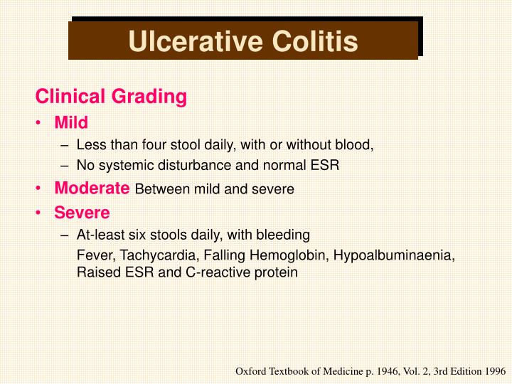 PPT - Diagnosis & Management of Ulcerative Colitis PowerPoint ...