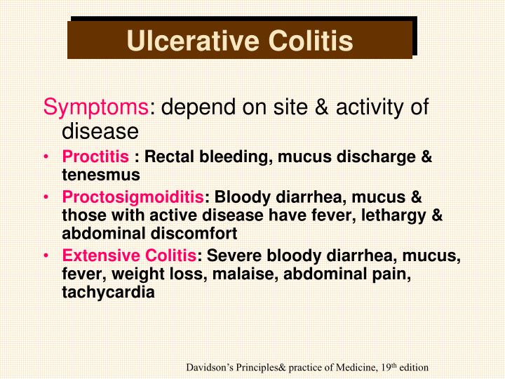 PPT - Diagnosis & Management of Ulcerative Colitis PowerPoint ...