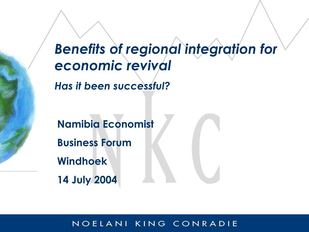 PPT - Benefits of regional integration for economic revival Has it been ...