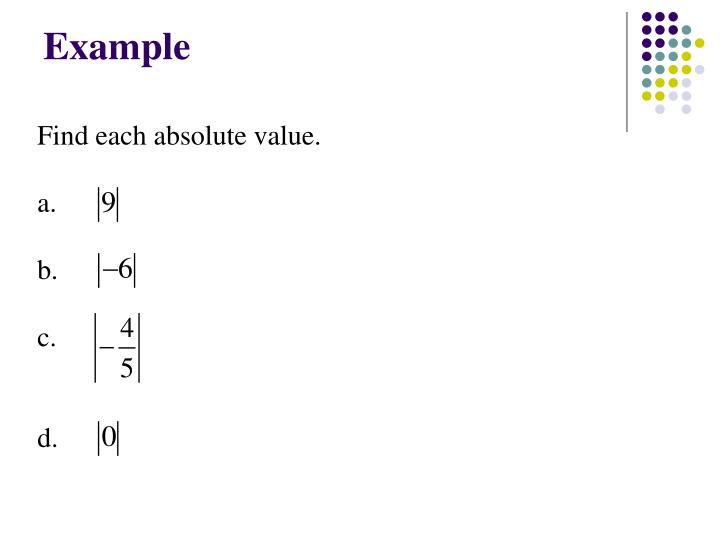 PPT - Absolute Value PowerPoint Presentation - ID:5369254