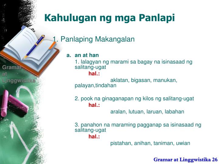 PPT - Gramar at Linggwistika PowerPoint Presentation - ID:5369396