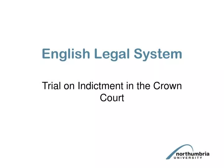 PPT - English Legal System PowerPoint Presentation, free download - ID ...
