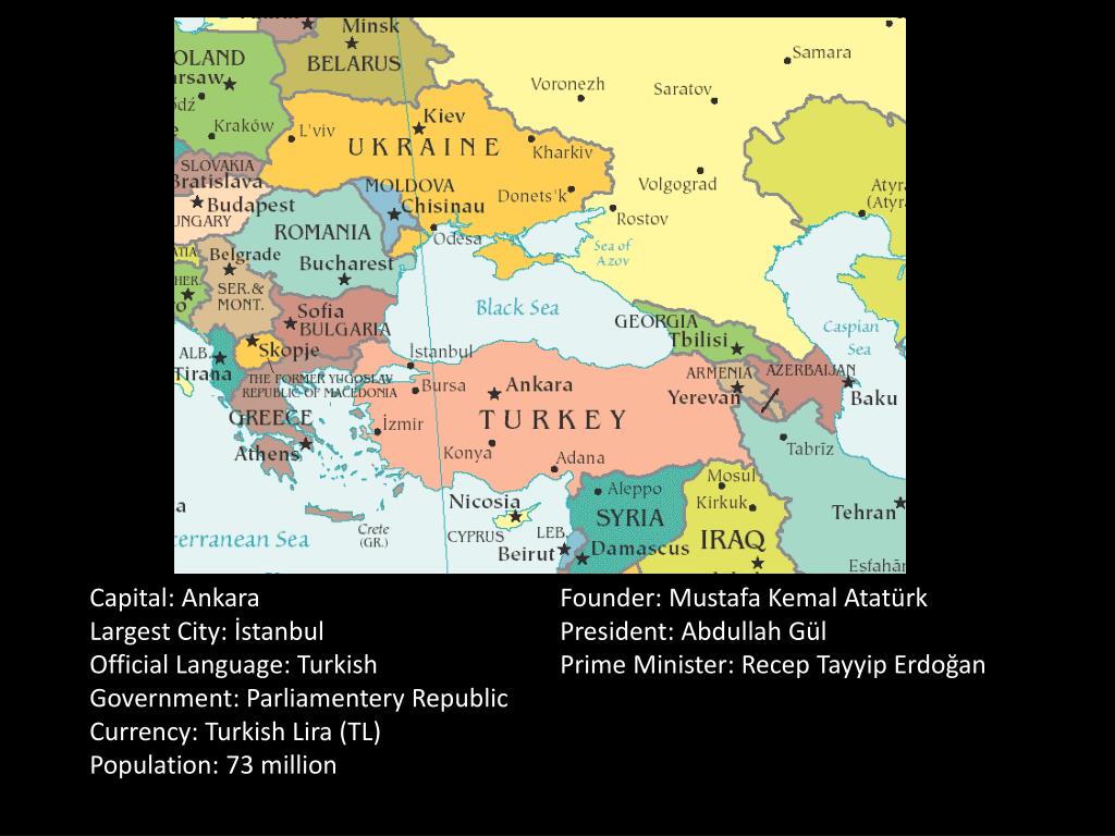 PPT - Turkey is a country which located on two continents, Asia and ...