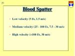 PPT - Blood Spatter & Crime Scenes PowerPoint Presentation - ID:5371326