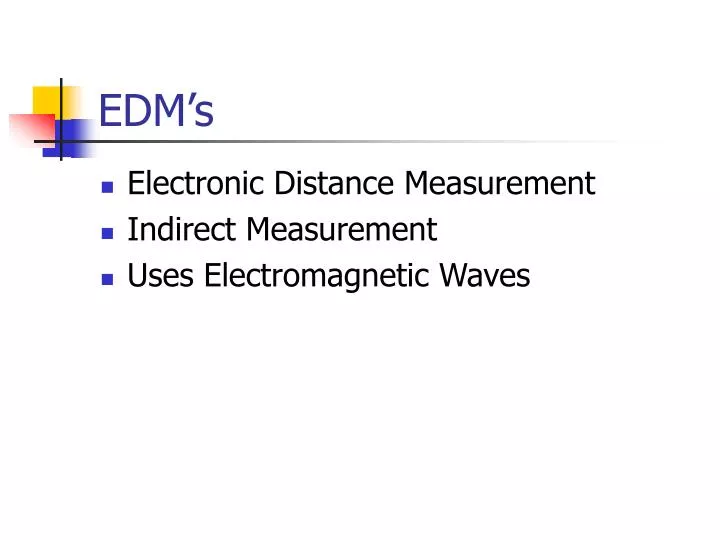 PPT - EDM’s PowerPoint Presentation, free download - ID:5371485