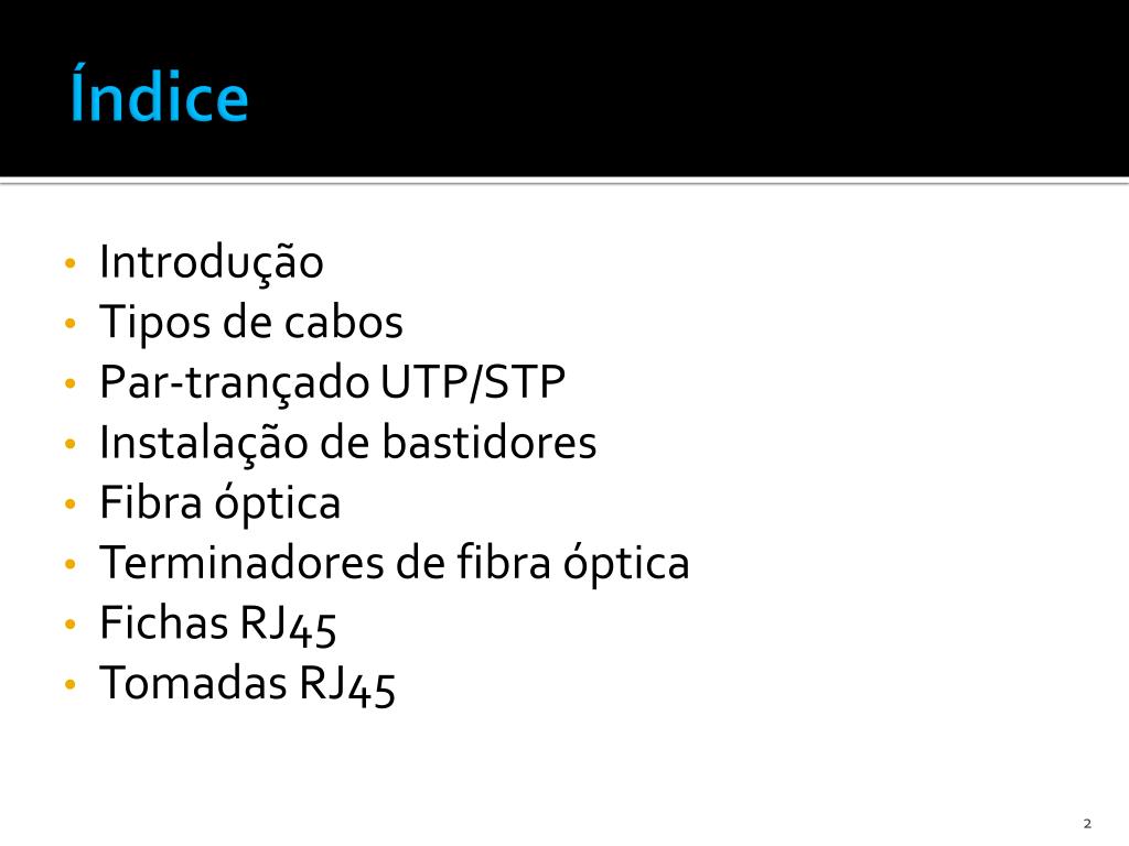 PPT - Montagem de Cablagem de Redes Estruturadas. PowerPoint ...